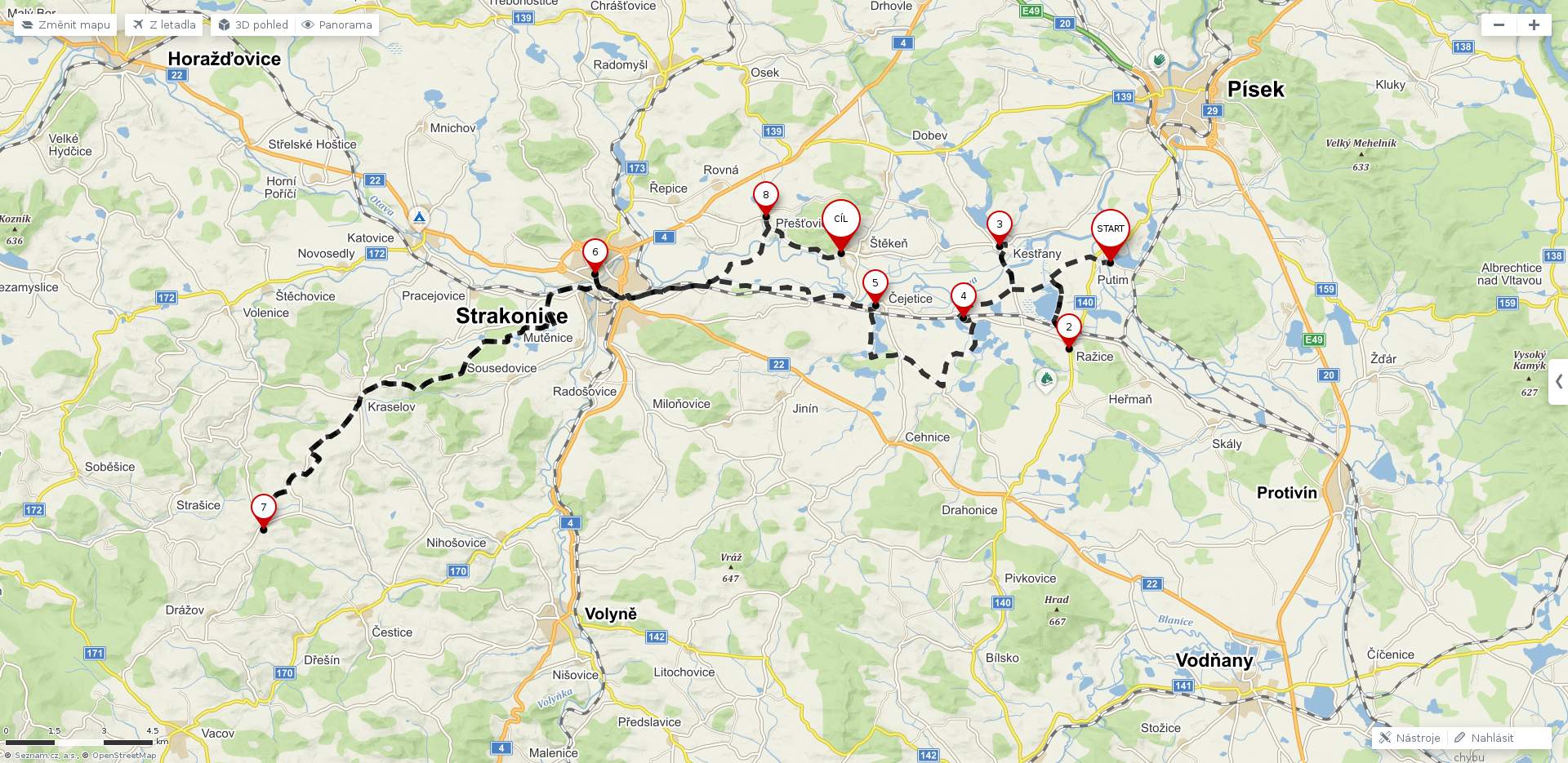 Putování středním Pootavím - Novinky a akce